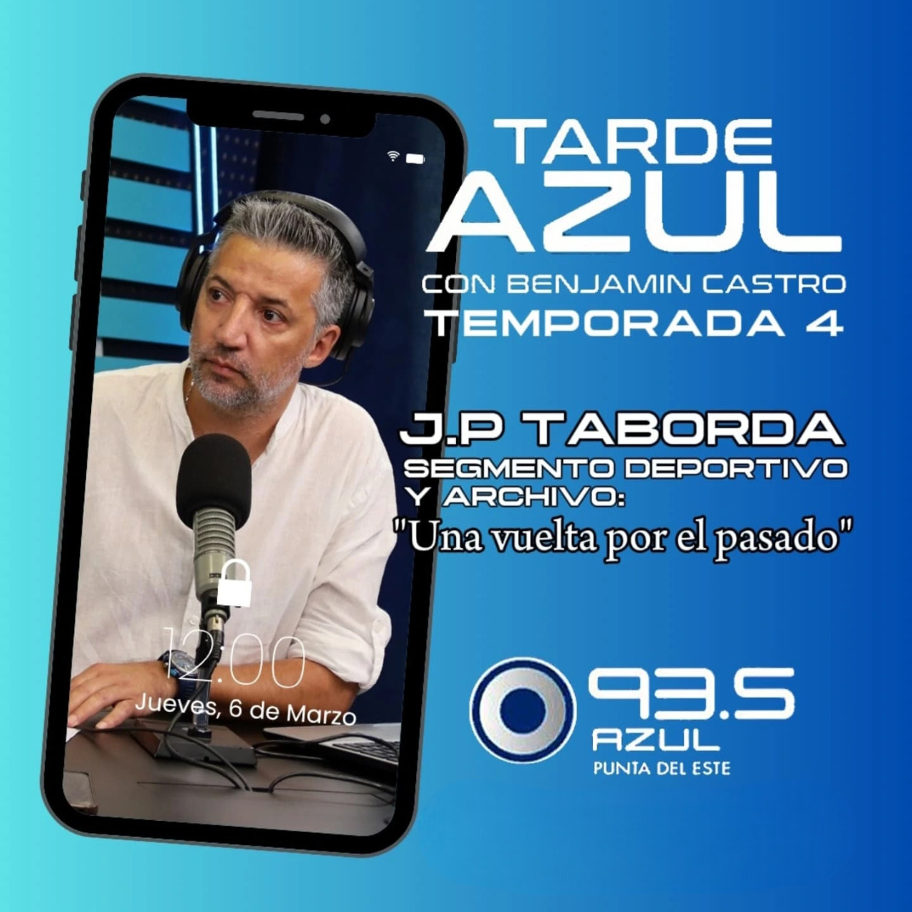 93.5 FM - Tarde Azul con Benjamin Castro